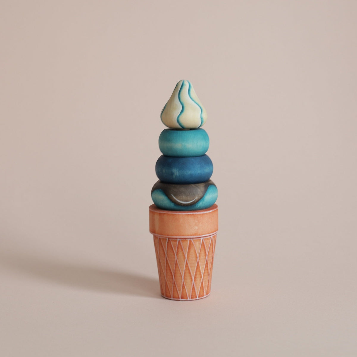 WoodandWatercolour Ice Cream Cone Stacker Blocks in Malaysia by ...